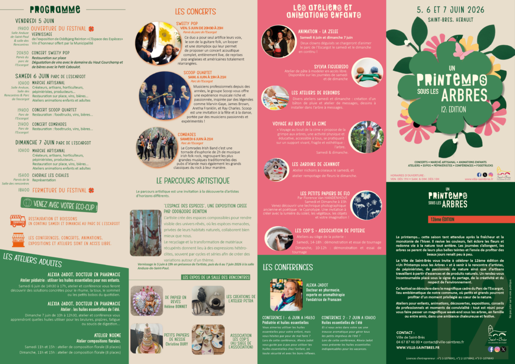 Flyer 2026 | Ville de Saint Brès